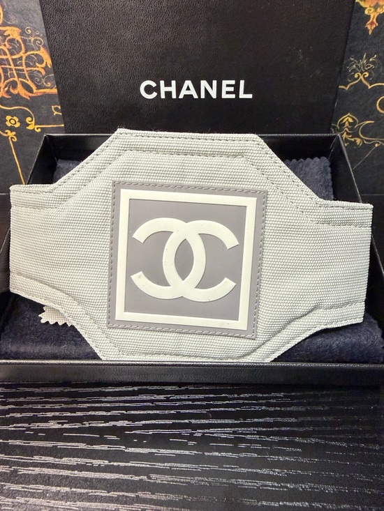 CHANEL | Accessories | Chanel Sports Line Cc Mark Arm Band P Wristband ...